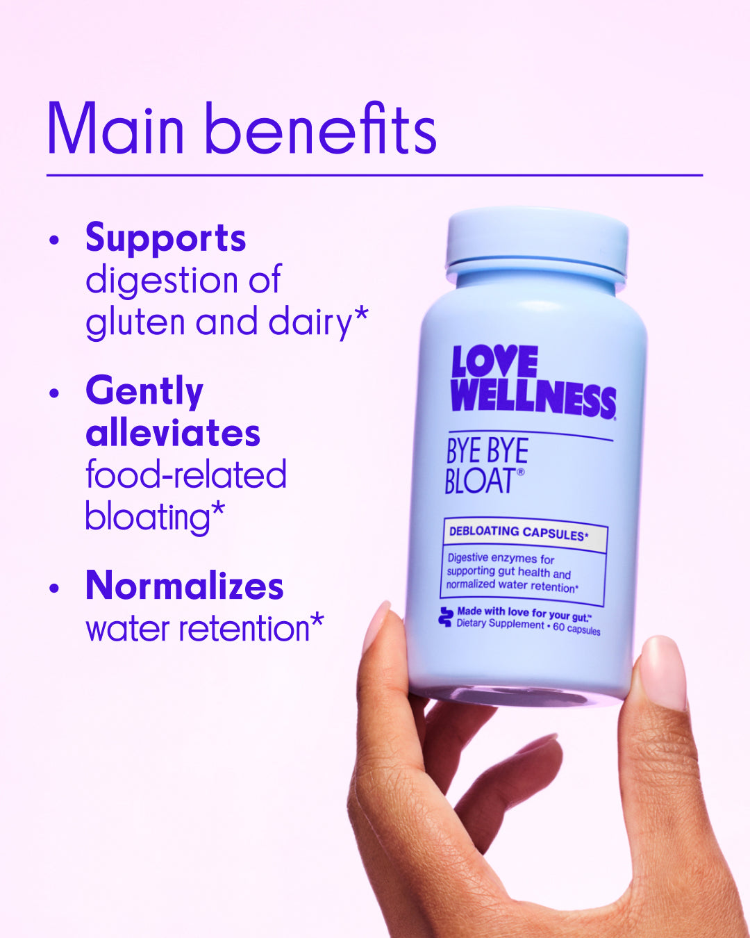 Bye Bye Bloat® - Bloating Relief Pills | Love Wellness