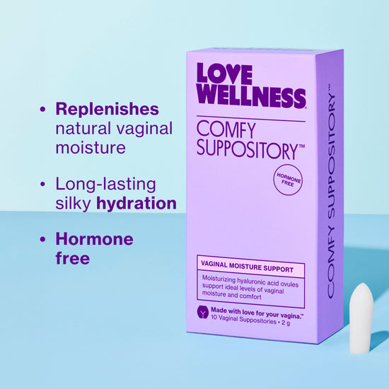 Buy Comfy Suppository | Vaginal Comfort Support – Love Wellness
