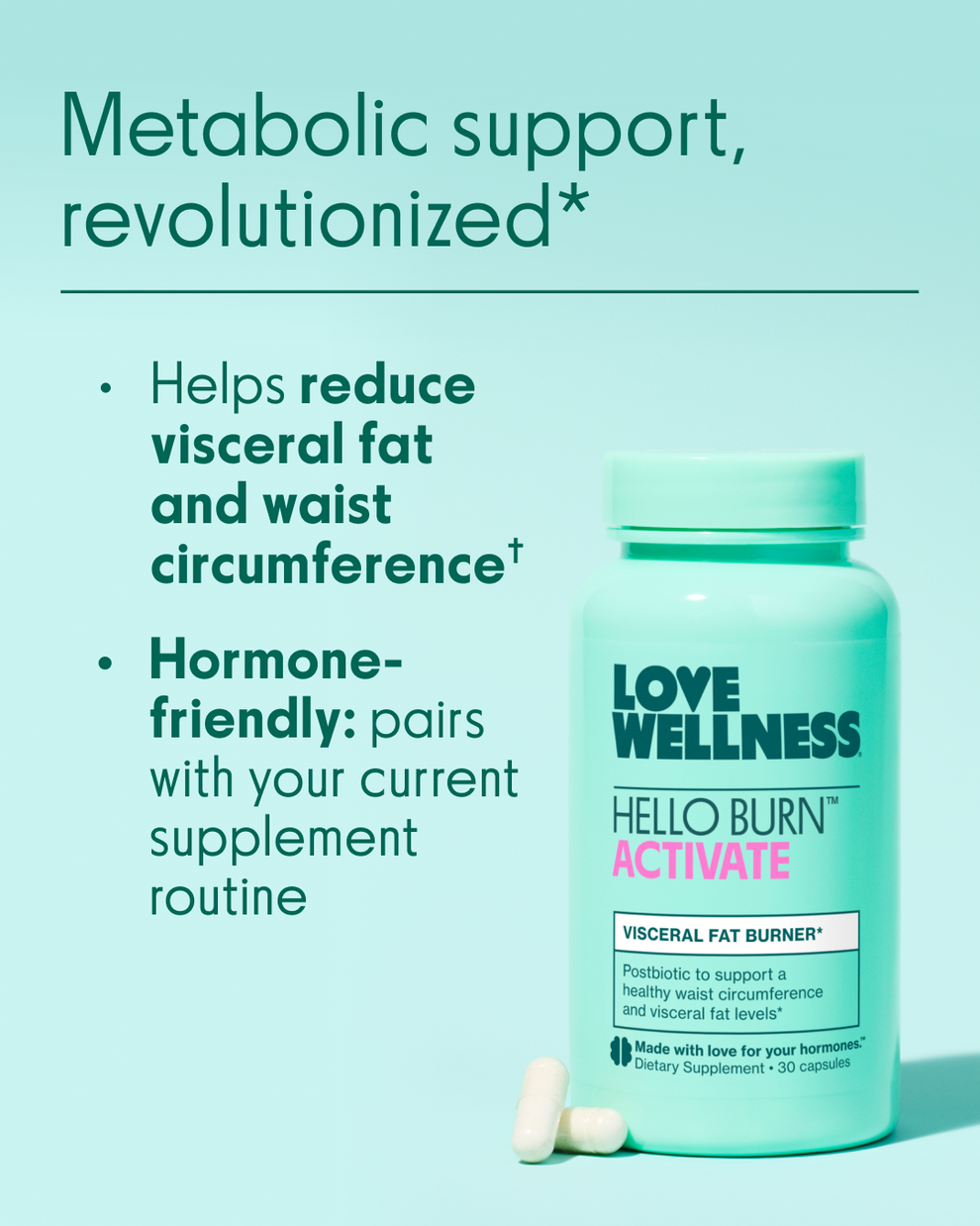Hello Burn™ Activate - Visceral Fat Burner | Love Wellness