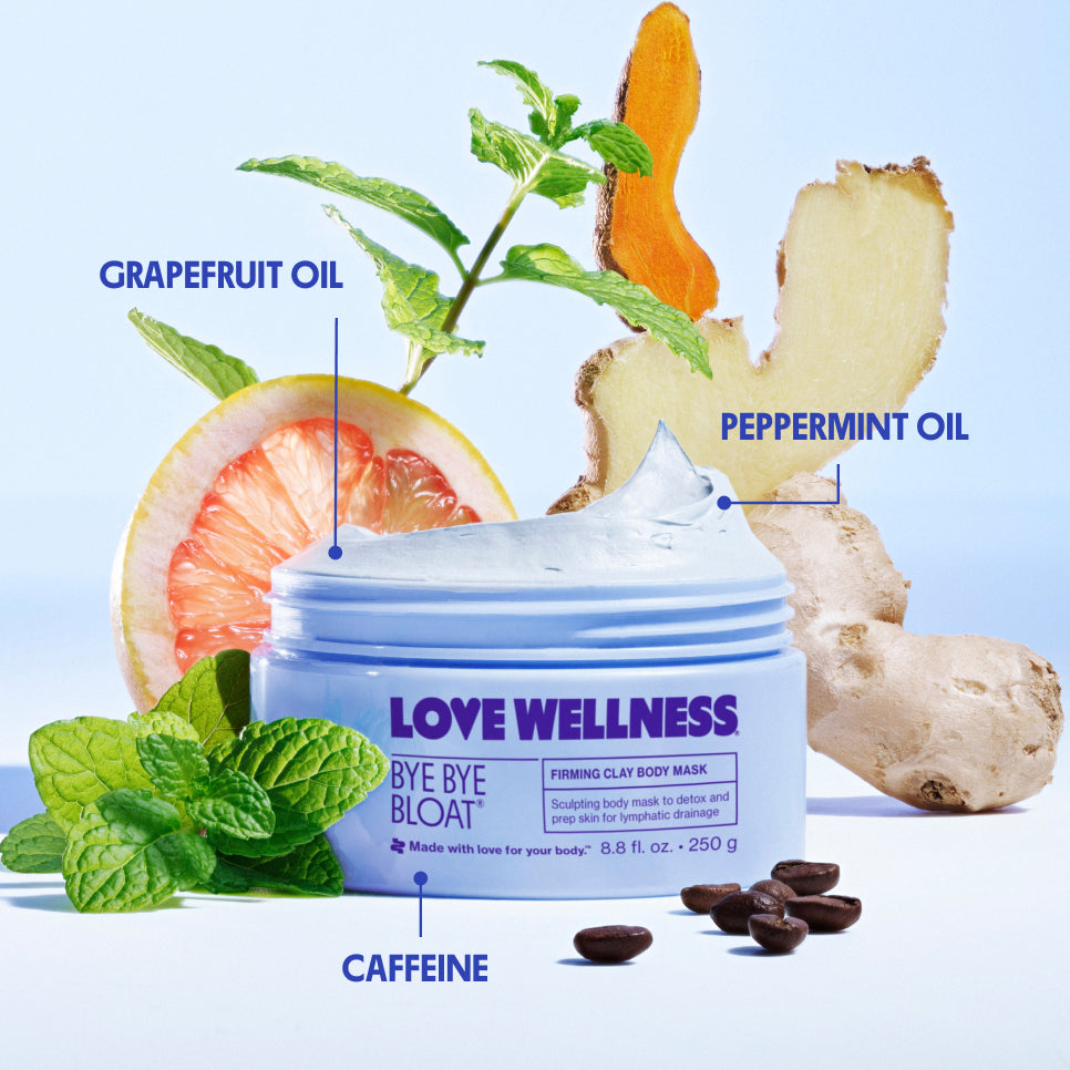 Shop Bye Bye Bloat Mask | Firming Clay Body Mask – Love Wellness