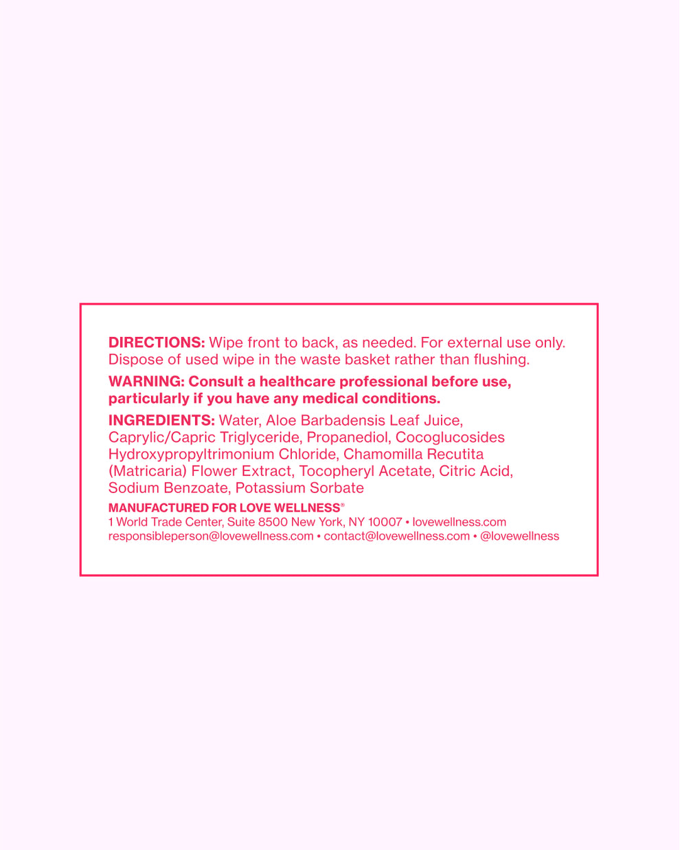 pH Balancing Wipes | Love Wellness