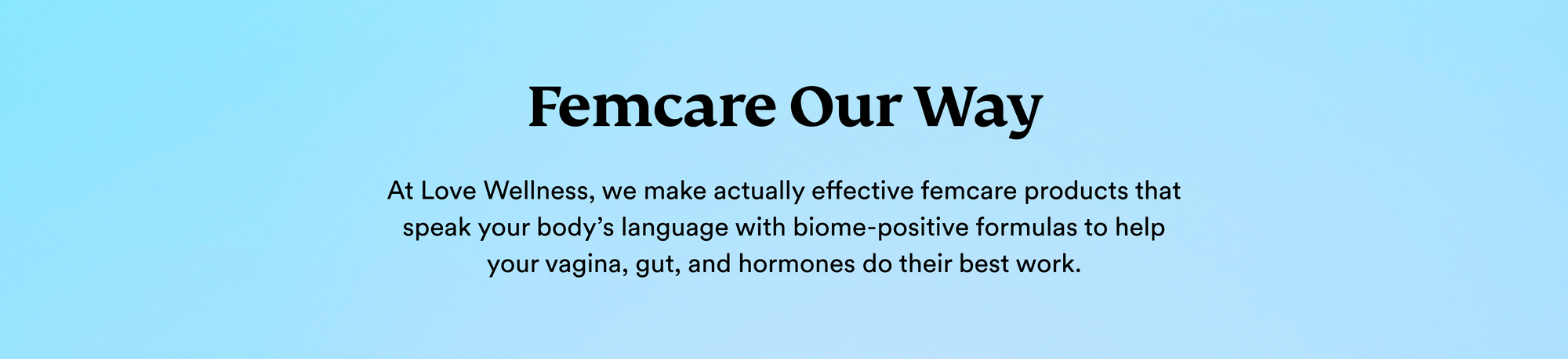 Love Wellness | Women's Wellness And Personal Care Products
