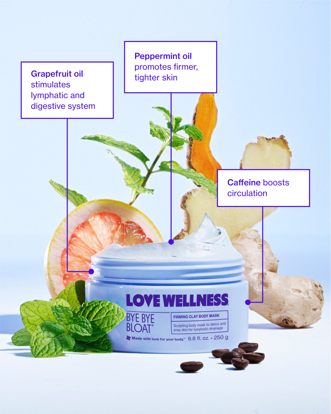 Bye Bye Bloat® Firming Clay Body Mask – Love Wellness