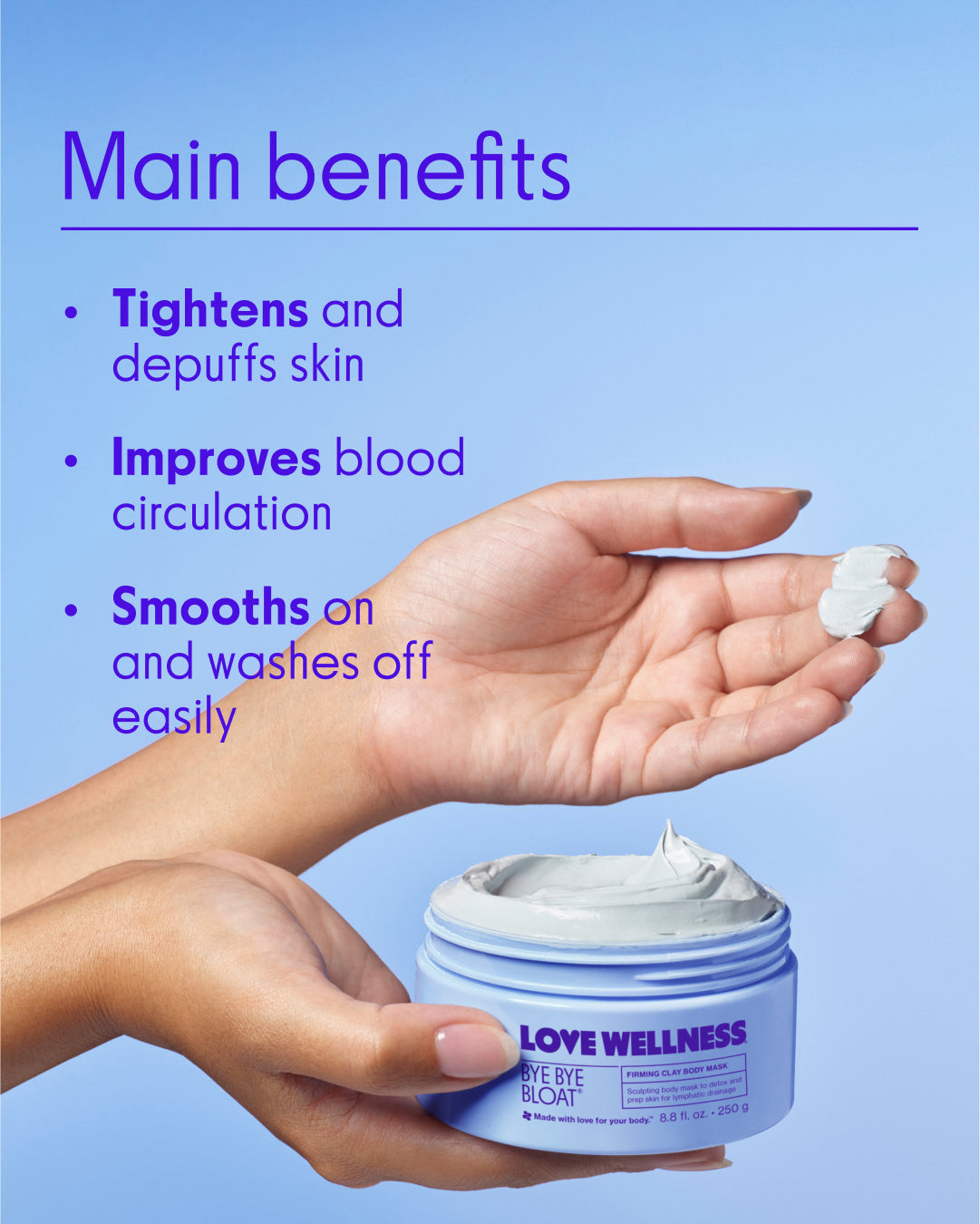 Bye Bye Bloat® Firming Clay Body Mask – Love Wellness