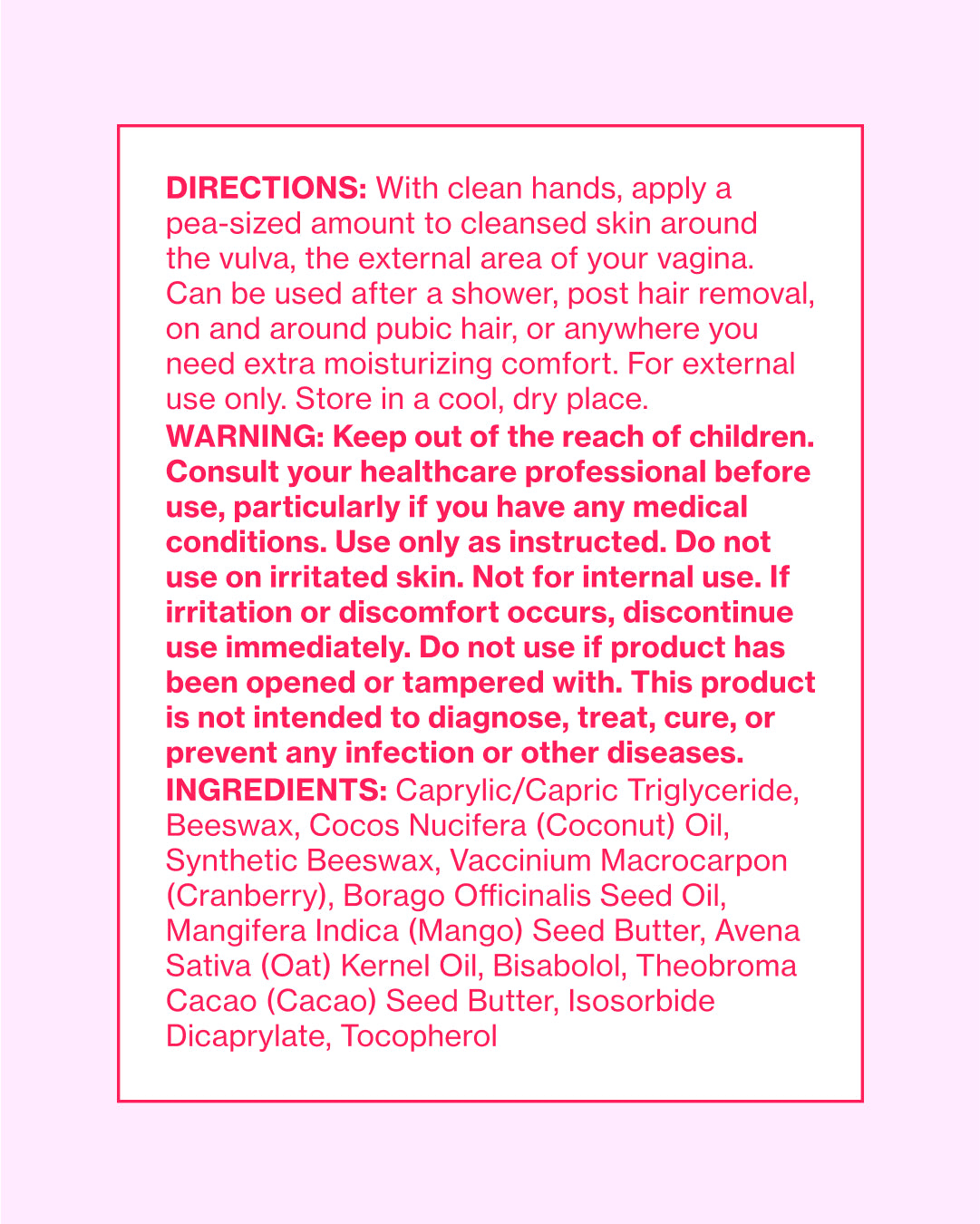 Comfy Cream® - Vulva Cream | Love Wellness