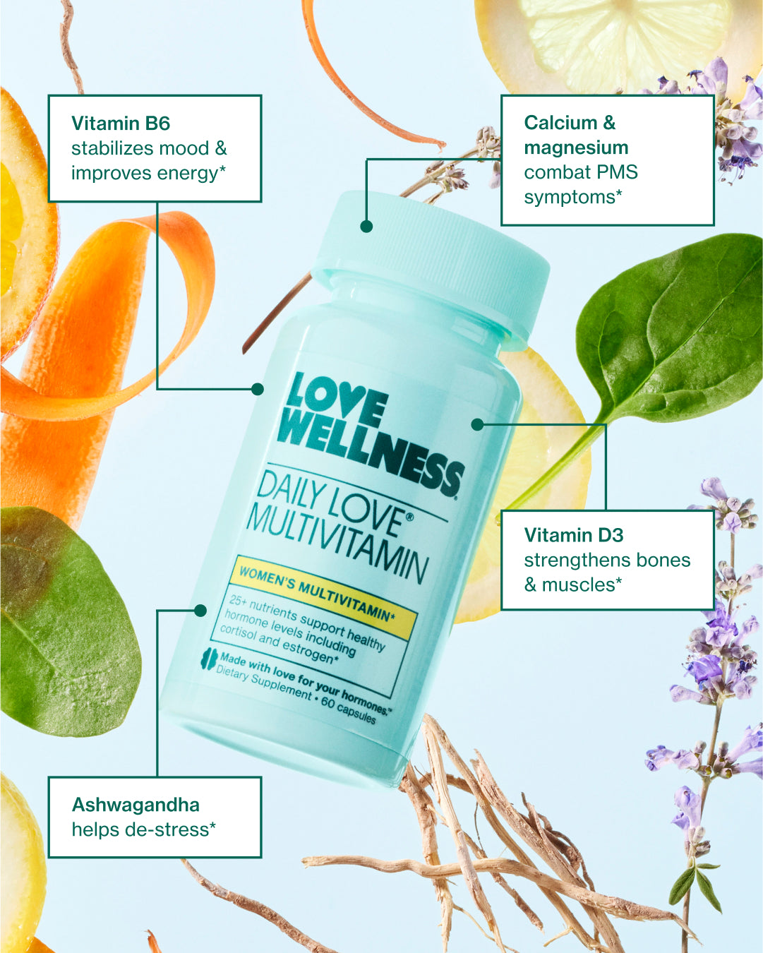 Daily Love® Multivitamin Multivitamins for Women | Love Wellness