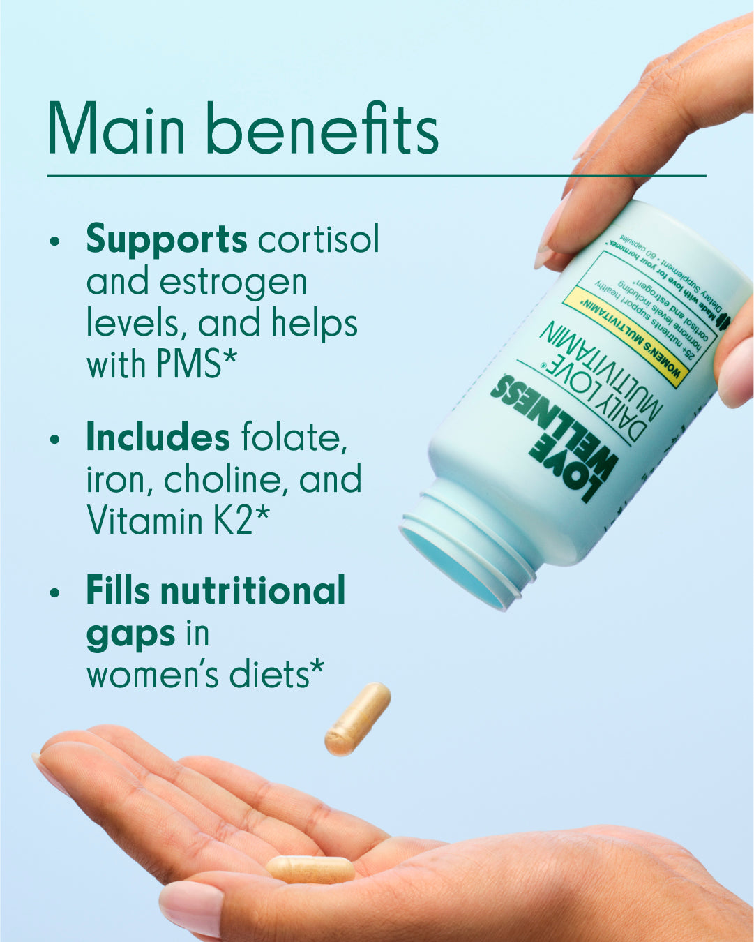 Daily Love® Multivitamin Multivitamins for Women | Love Wellness