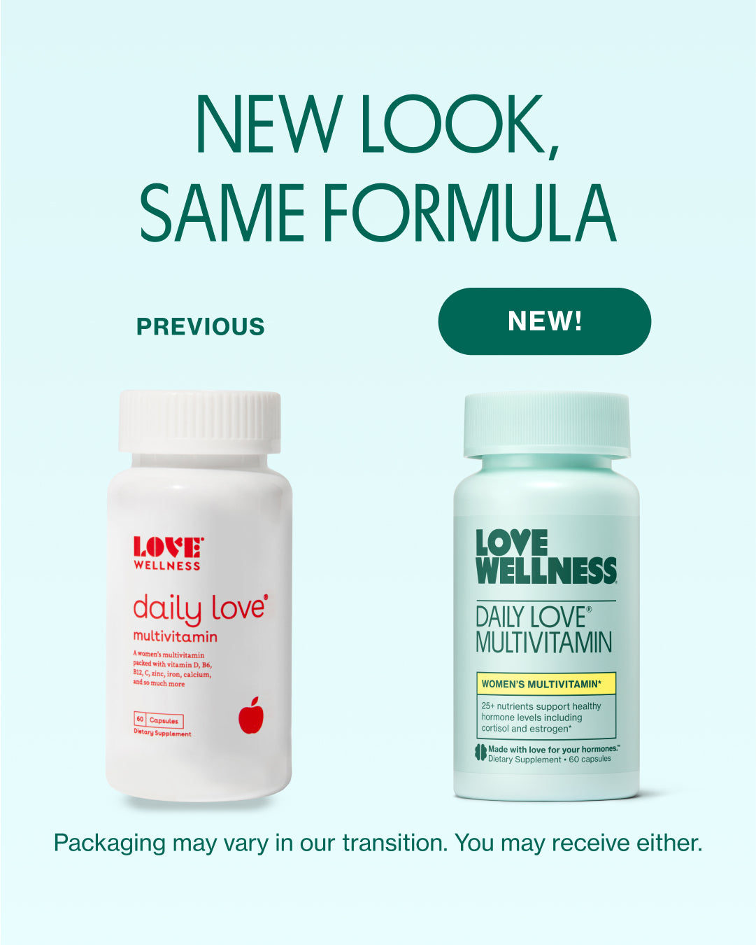 Daily Love® Multivitamin Multivitamins for Women | Love Wellness